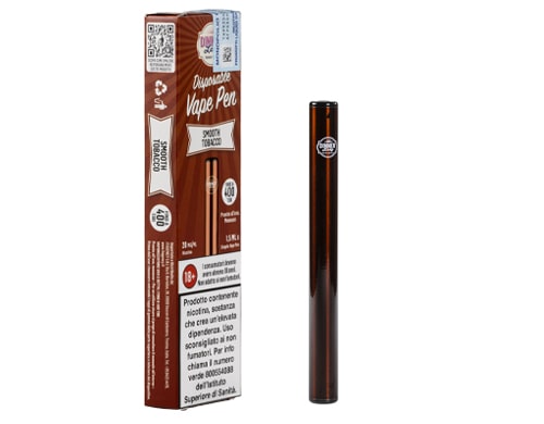 Dinner Lady SMOOTH TOBACCO Sigaretta Usa e Getta 400 Puff - Terpy